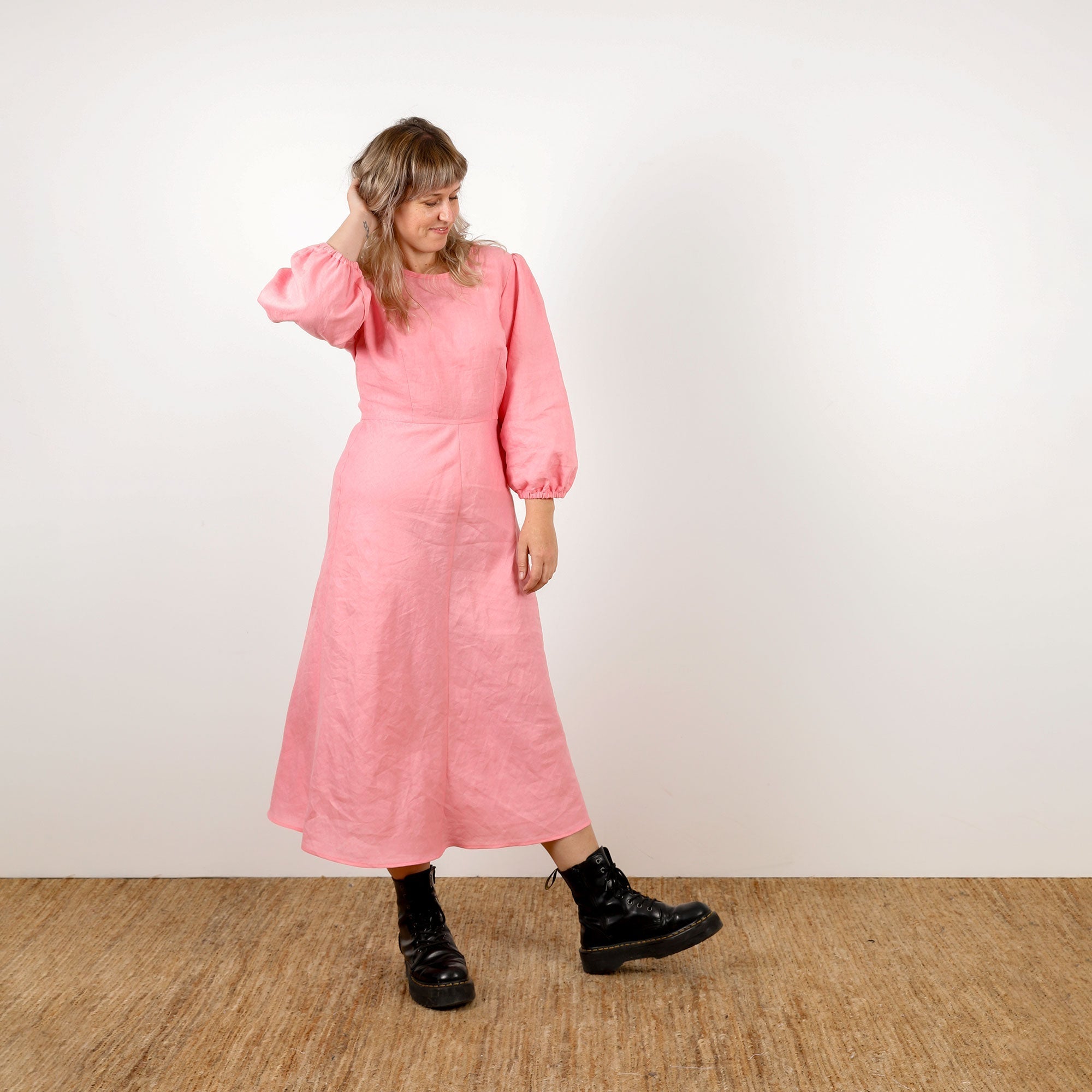 Staff Made — Genevieve's Lulee Dress – The Fabric Store NZ