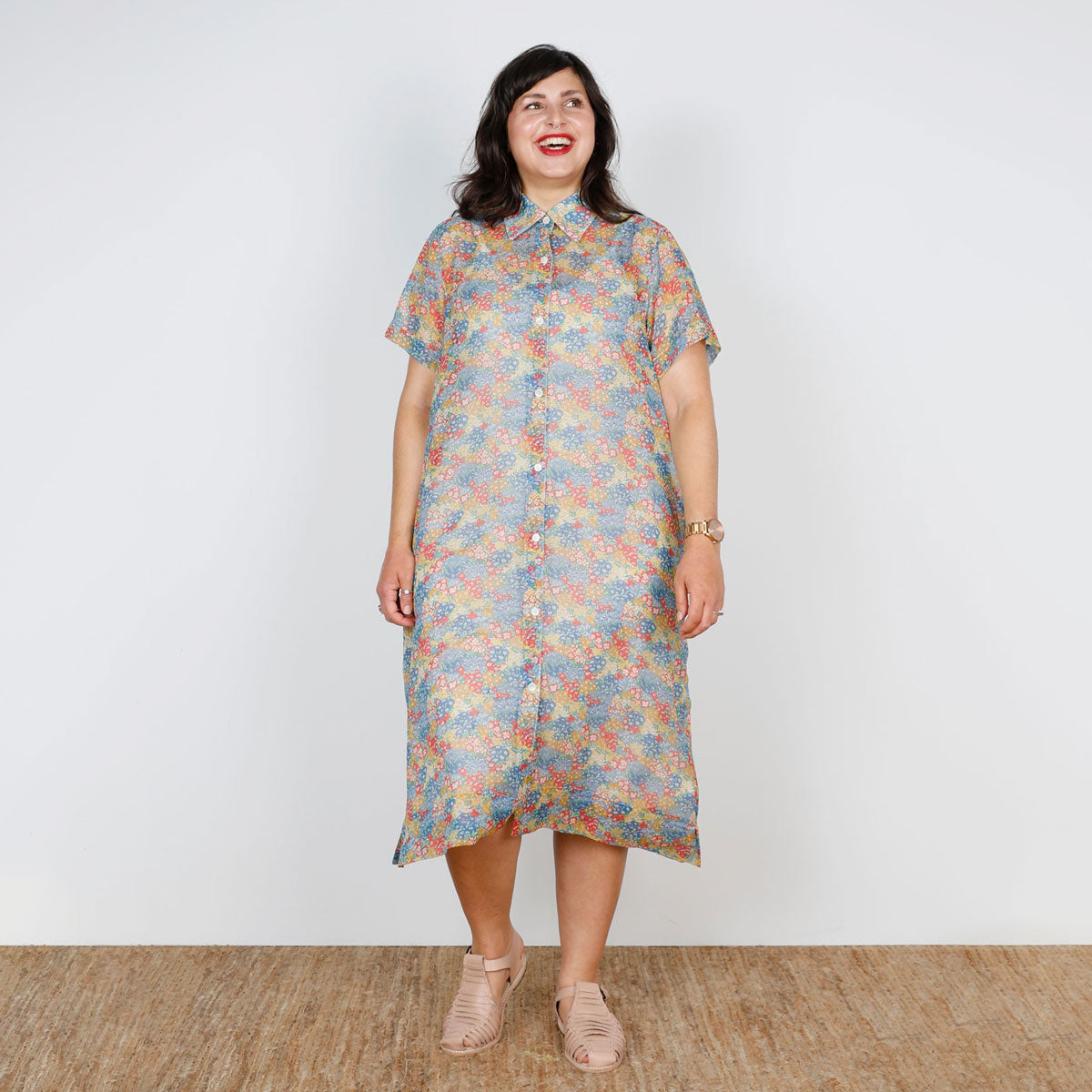 Make by TFS — Bloom Dress in Liberty Silk – The Fabric Store NZ