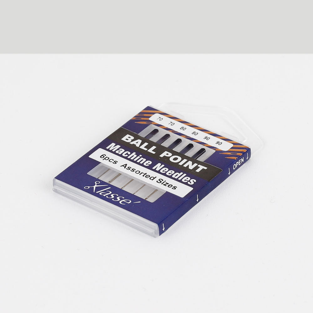 Klasse Machine Needles 6pk - Ball Point – The Fabric Store NZ