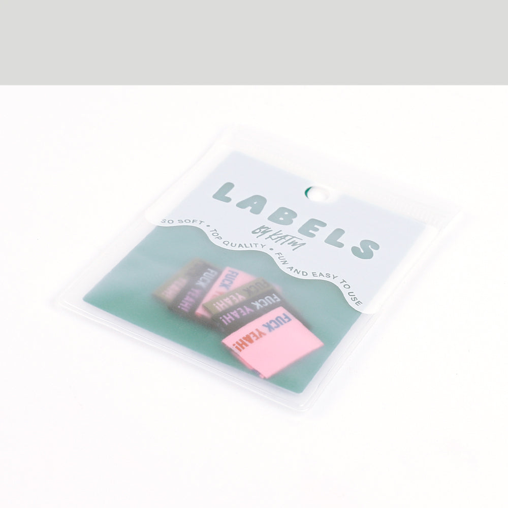 KATM Woven Labels - F*** Yeah! – The Fabric Store NZ
