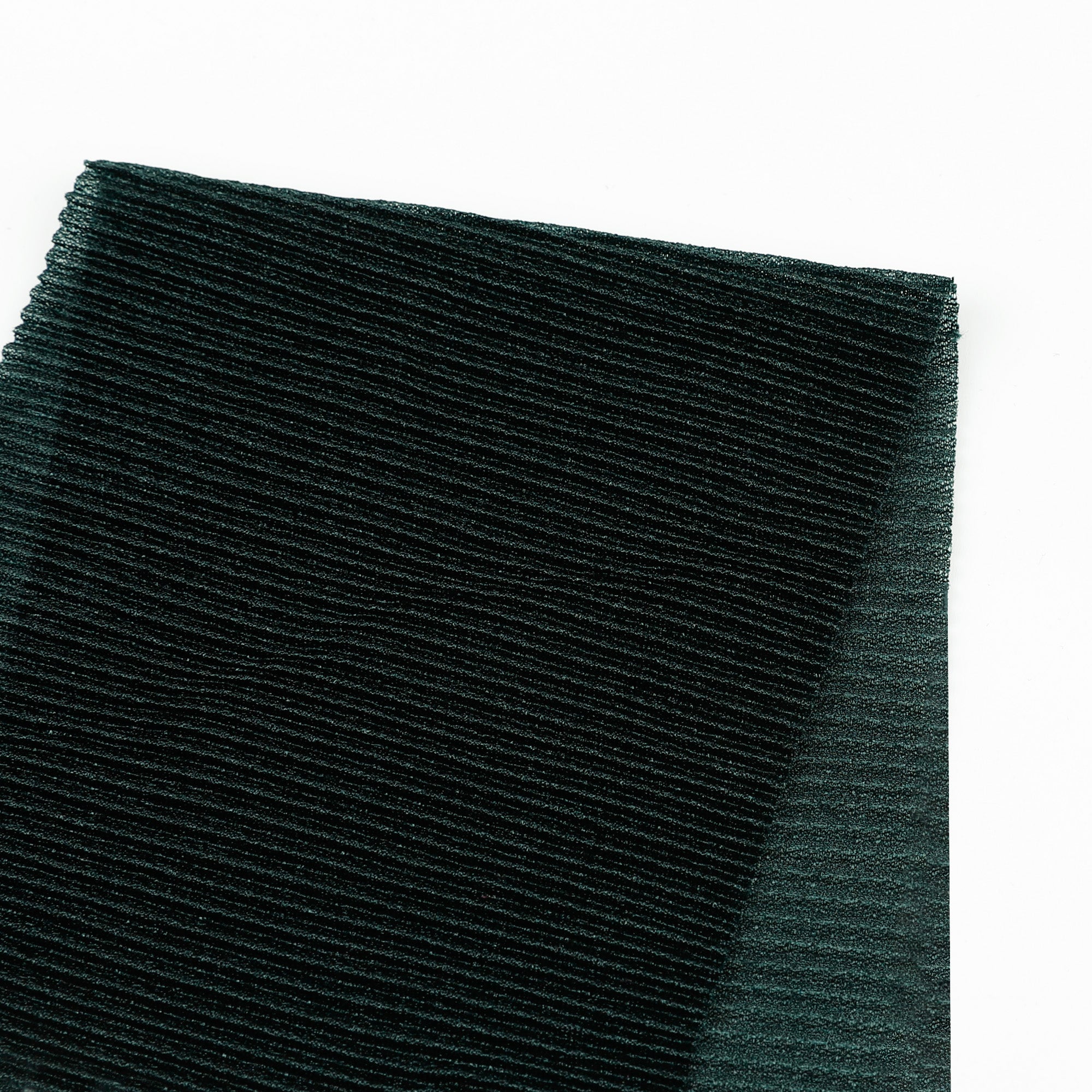 Sheer Shimmer Plisse Knit - Malachite – The Fabric Store NZ
