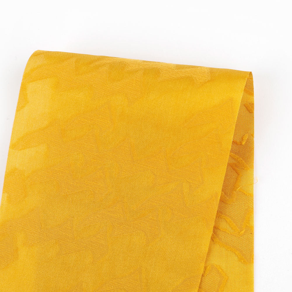 Zig-Zag Devoré Cotton/Silk - Canary – The Fabric Store NZ