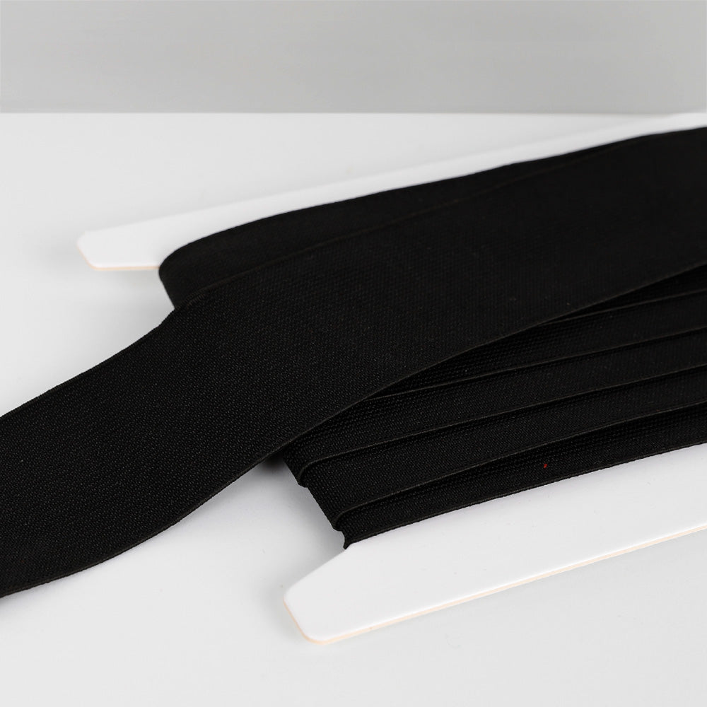 Woven Elastic 50mm - Black – The Fabric Store NZ