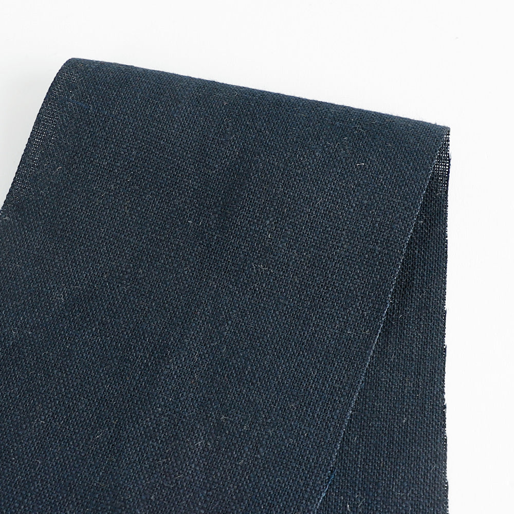 Heavyweight Linen - Navy – The Fabric Store NZ